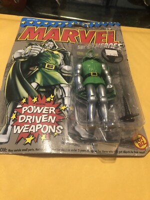 Marvel Super Heroes DOCTOR DOOM Rotating Power Driven Weapons 1993 ...