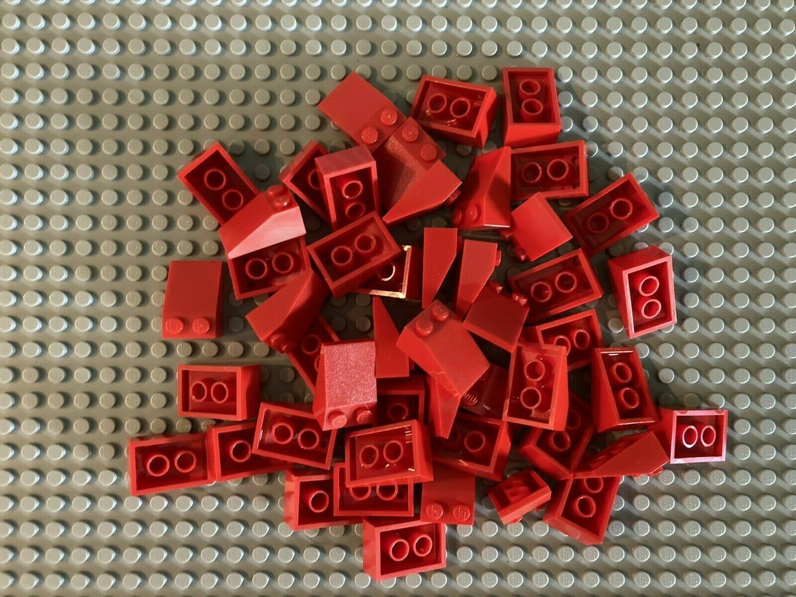 Lego Slope 50 pieces Red Slopes Regular 33 3 x 2 | eBay