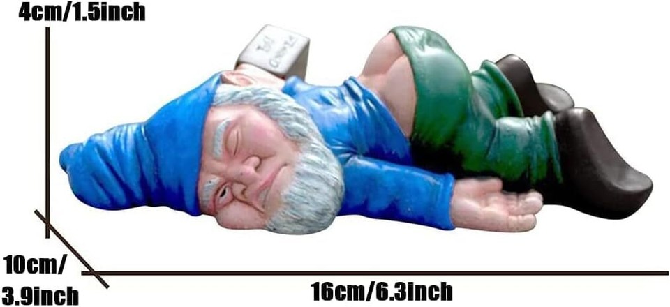 Funny Garden Gnomes Statues Drunk Peeing Naughty Inappropriate Yard ...