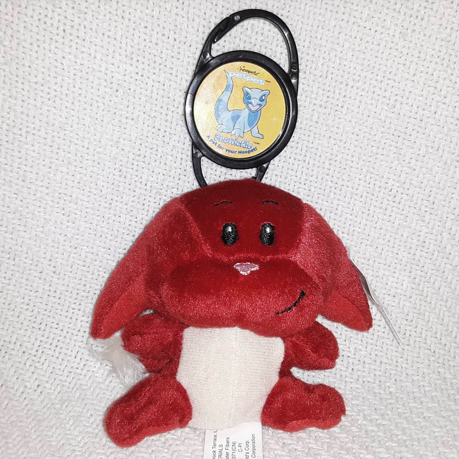 Neopets RED KACHEEK 2005 McDonalds w-SNOWICKLE Petpet Clip - Stuffed ...