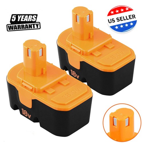 2PCS P100 For Ryobi PLUS18V Lithium Battery P100 P101 BPP-1815 BPP-1820 ...