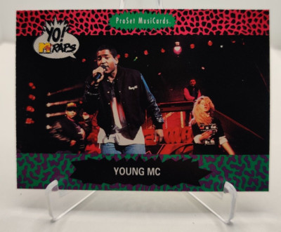 Yo MTV Raps Trading Cards 1991 Series 1 #97 YOUNG MC music trading card ...