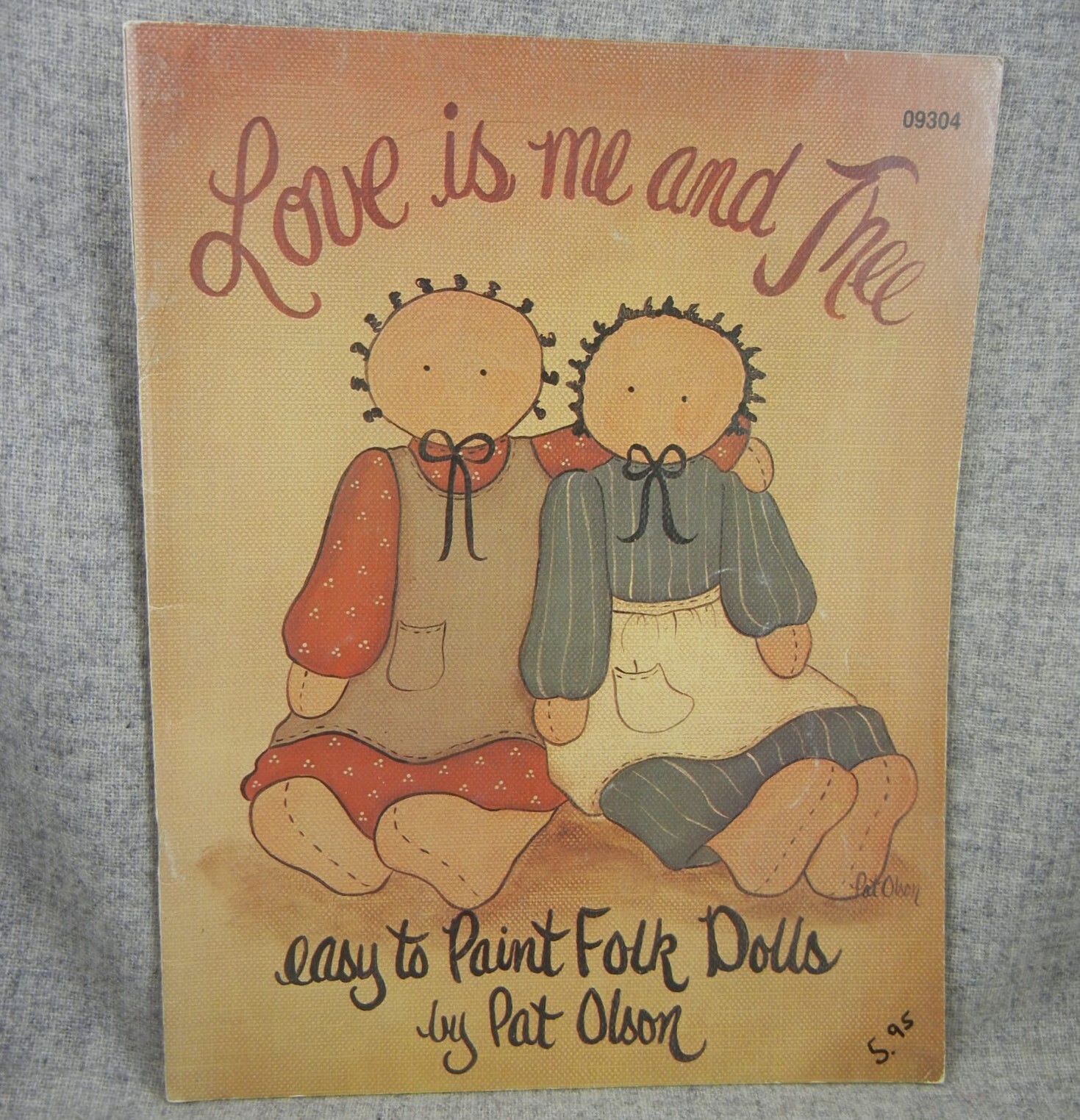 Love is me and Thee easy to Paint Folk Doll designs by Pat Olson Tole ...