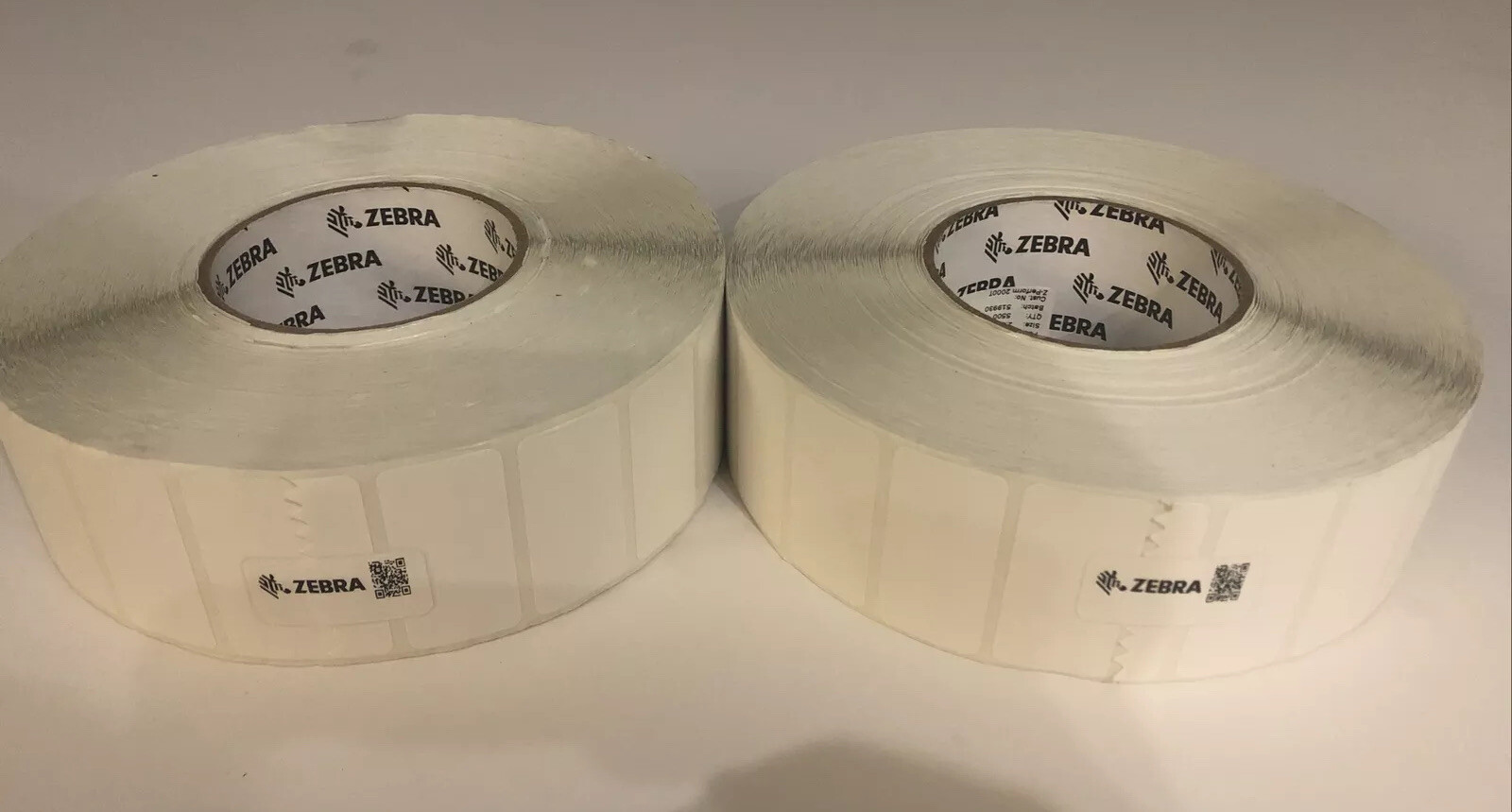 2 Rolls Zebra 10000288 Label Paper 2" x 1" Z-Perform 2000T Genuine 5500 ...