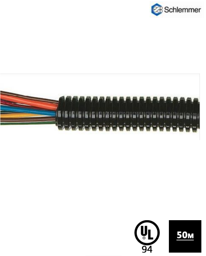 Schlemmer 1200089 POLYFLEX PA6 SOLID Conduit NW 8.5 (ID-8.4mm / OD-11 ...