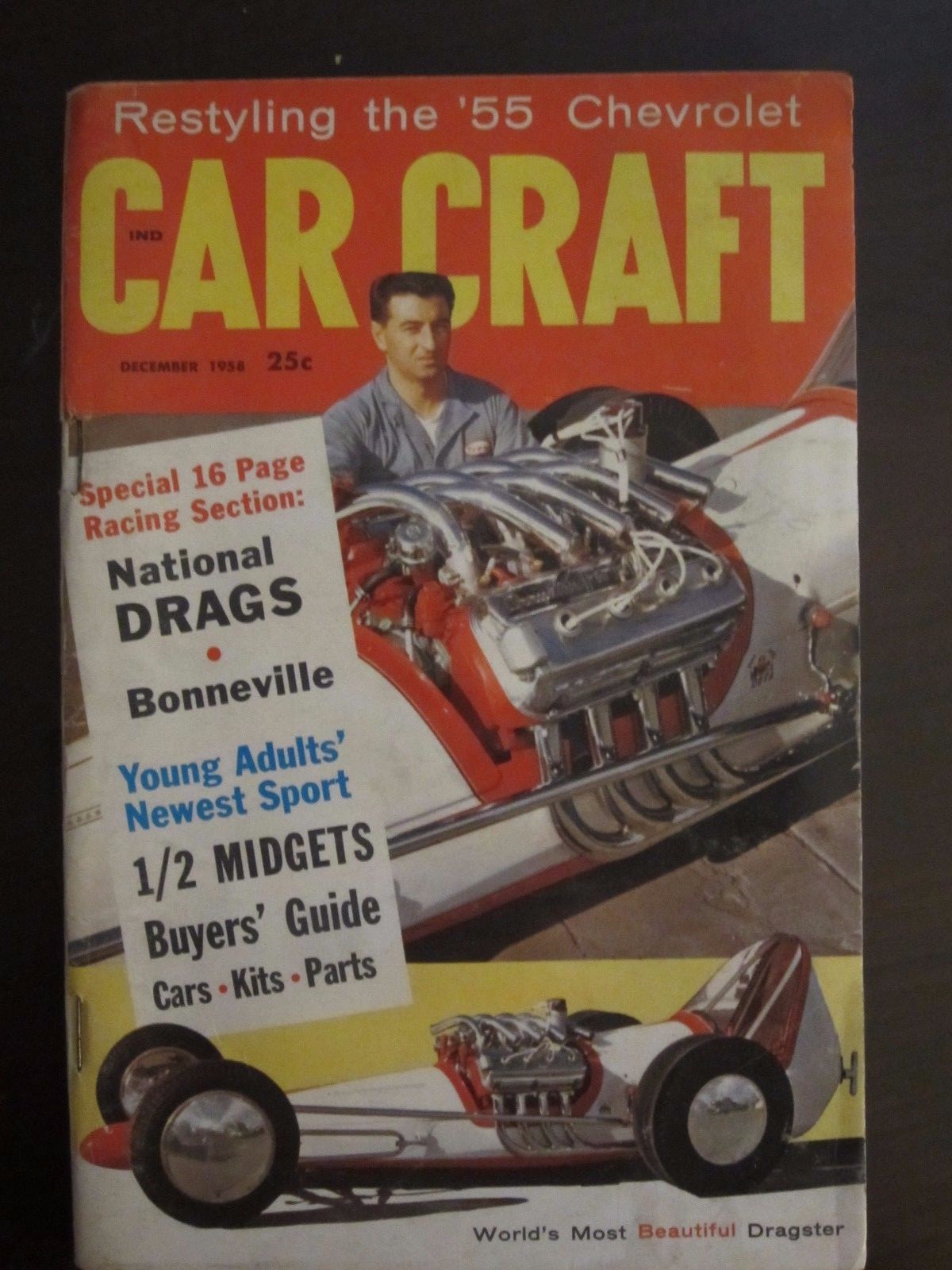 December 1958 Car Craft Magazine National Drags Bonneville (T) | eBay