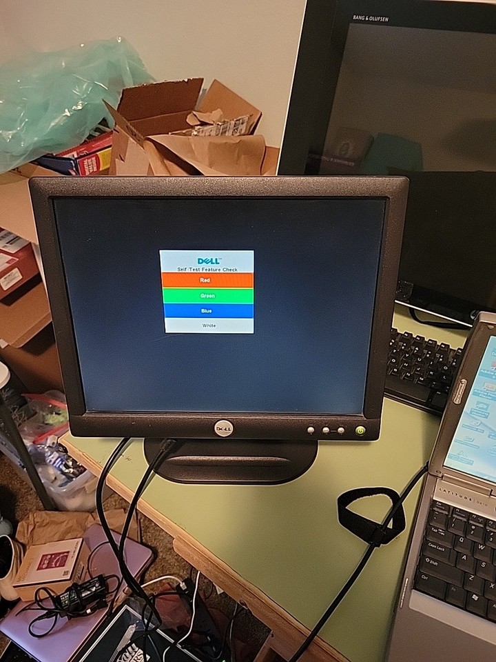 Dell REV A01 15" Monitor W/ Removable Stand W/ VGA Cord Tested | eBay