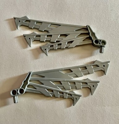 Lego Bionicle Weapon 57540 Pearl Light Grey Wings Lot 2 Hahli Mahri ...