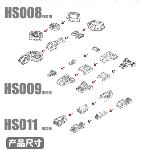 for MG 1/100 HG RG 1/144 Model 3PCs Armor Details Add-on Part HS008 ...