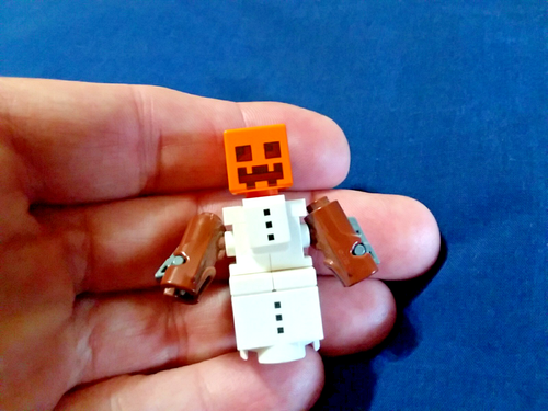 LEGO Minecraft Minifigure - Snow Golem (min023) Snowman 21120 The Snow ...