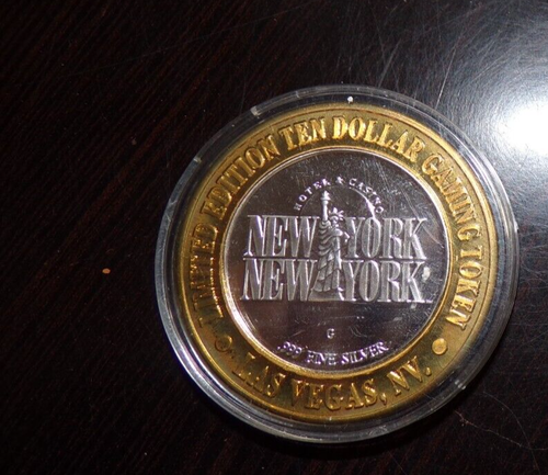 New York Babe Ruth Limited Edition Ten Dollar Gaming Token .999 Fine ...