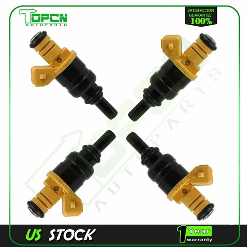 4 Fuel Injectors For KIA Rio 1.5L 1.6L 2004 2003 2002 2001 0K30E13250 ...
