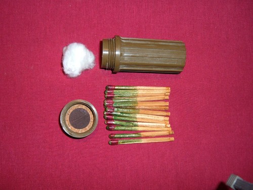 WW2 WATERPROOF SAFETY MATCHES USMC NAVY ARMY MEDICAL FIRST AID KIT ...