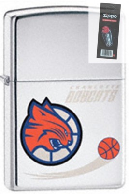 Zippo 22602 nba charlotte bobcats Lighter + FLINT PACK | eBay