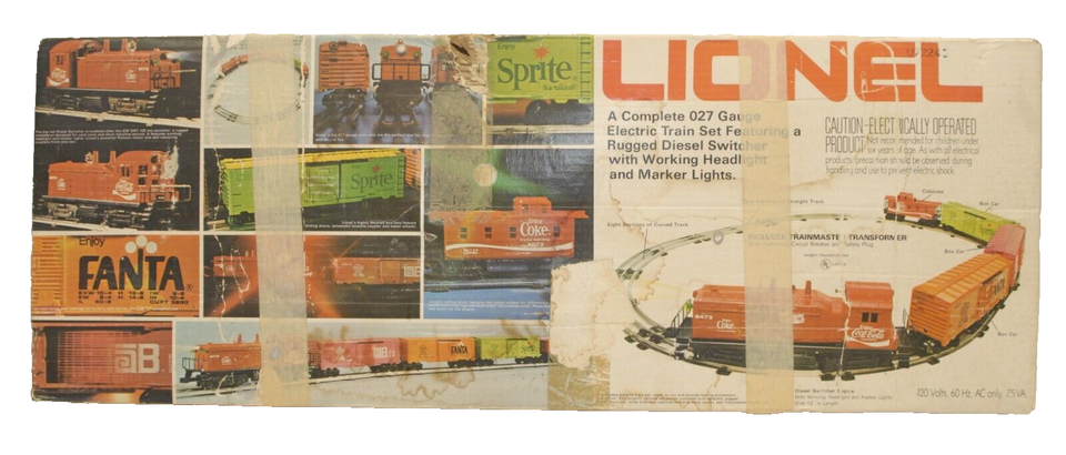 1975 LIONEL "COCA - COLA" ADVERTISING TRAIN SET 6-1463, ORIGINAL BOX ...