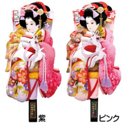 New Hagoita Happy New Year Single item NO.15 Purple Pink GIon kawaii ...