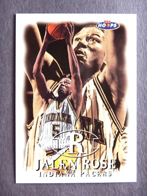 Jalen Rose #5 NBA Hoops 1998 Basketball Card (Indiana Pacers) | eBay