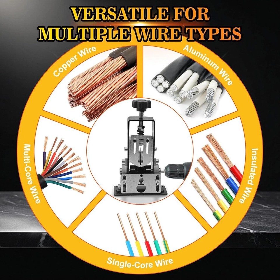New Manual Wire Stripping Machine Cables Scrap Recycle Cable Tool 1mm ...