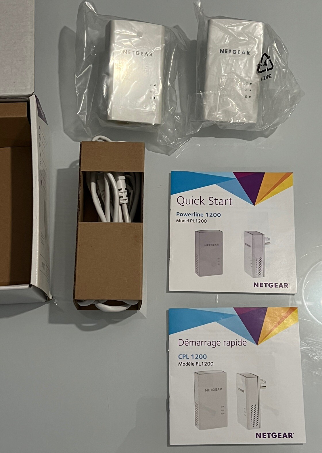 Netgear Powerline 1200 1200 Mbit/s Ethernet LAN Extender - White (Pack ...