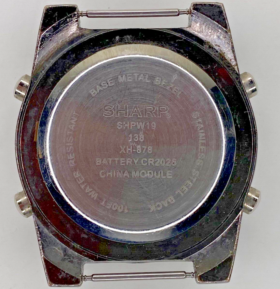 Sharp digital watch, no band, for parts/repair | eBay