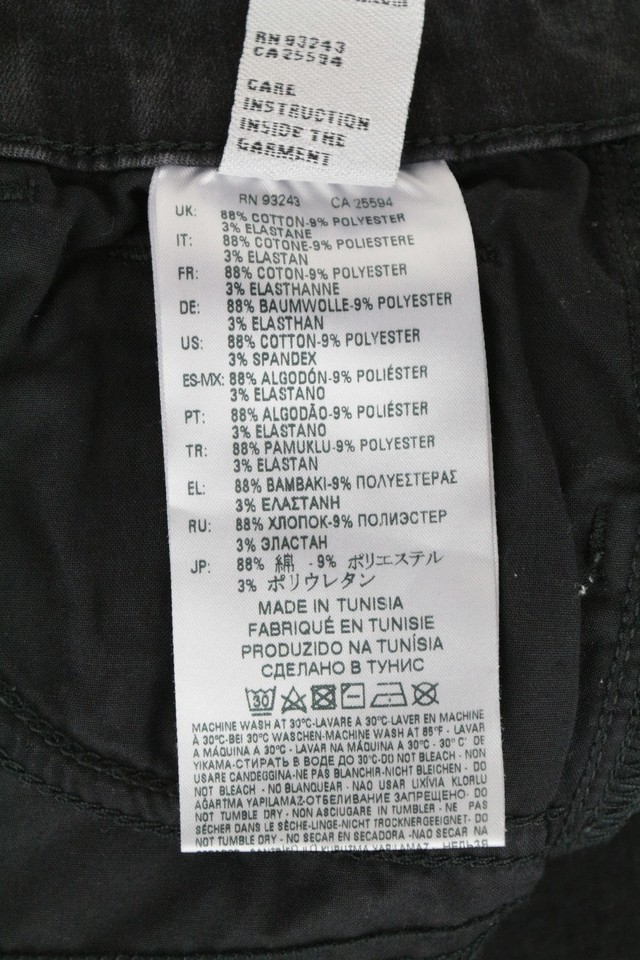 Diesel Slandy 0680I Women's Jeans W25/L32 Super Tight Stone Washed Black | eBay