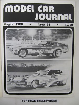 Model Car Journal Magazine August 1988 Ed Soltis, Master Modeler | eBay