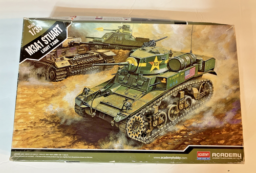 Academy 1/35 M3A1 Stuart Light Tank Model Kit - NEW & UNBUILT! | eBay