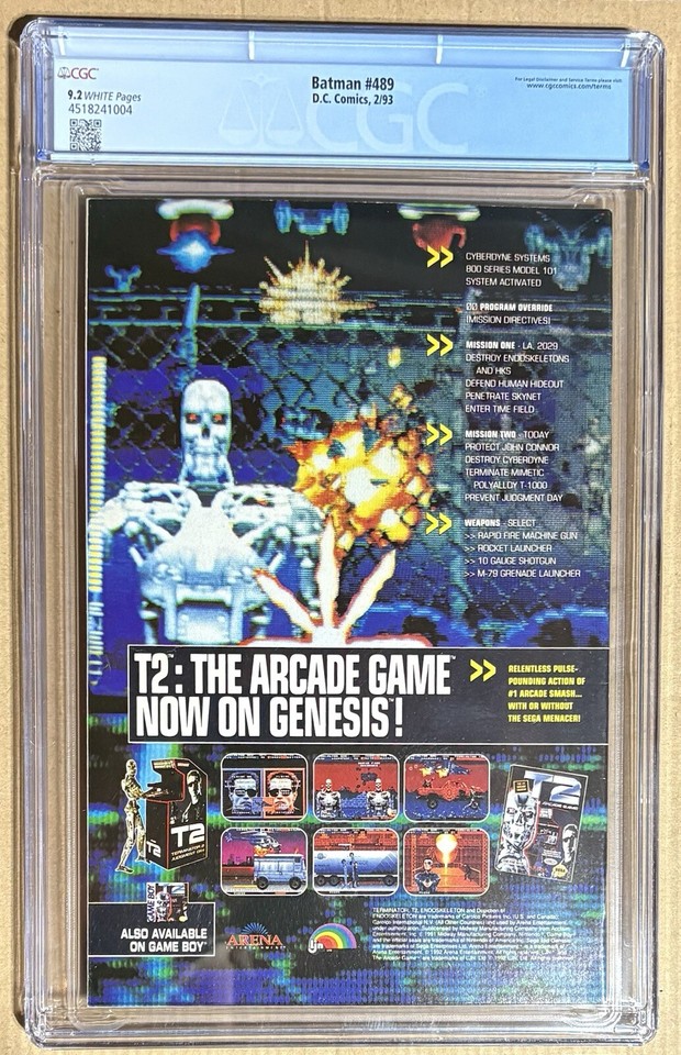 Batman #489, CGC 9.2, Killer Croc, Bane appearance, DC, 1993 | eBay