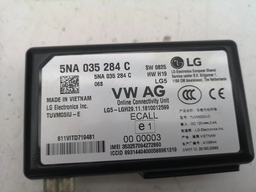 Audi A1 2019 Control Module Unit 5NA035284C AMD119366 | eBay