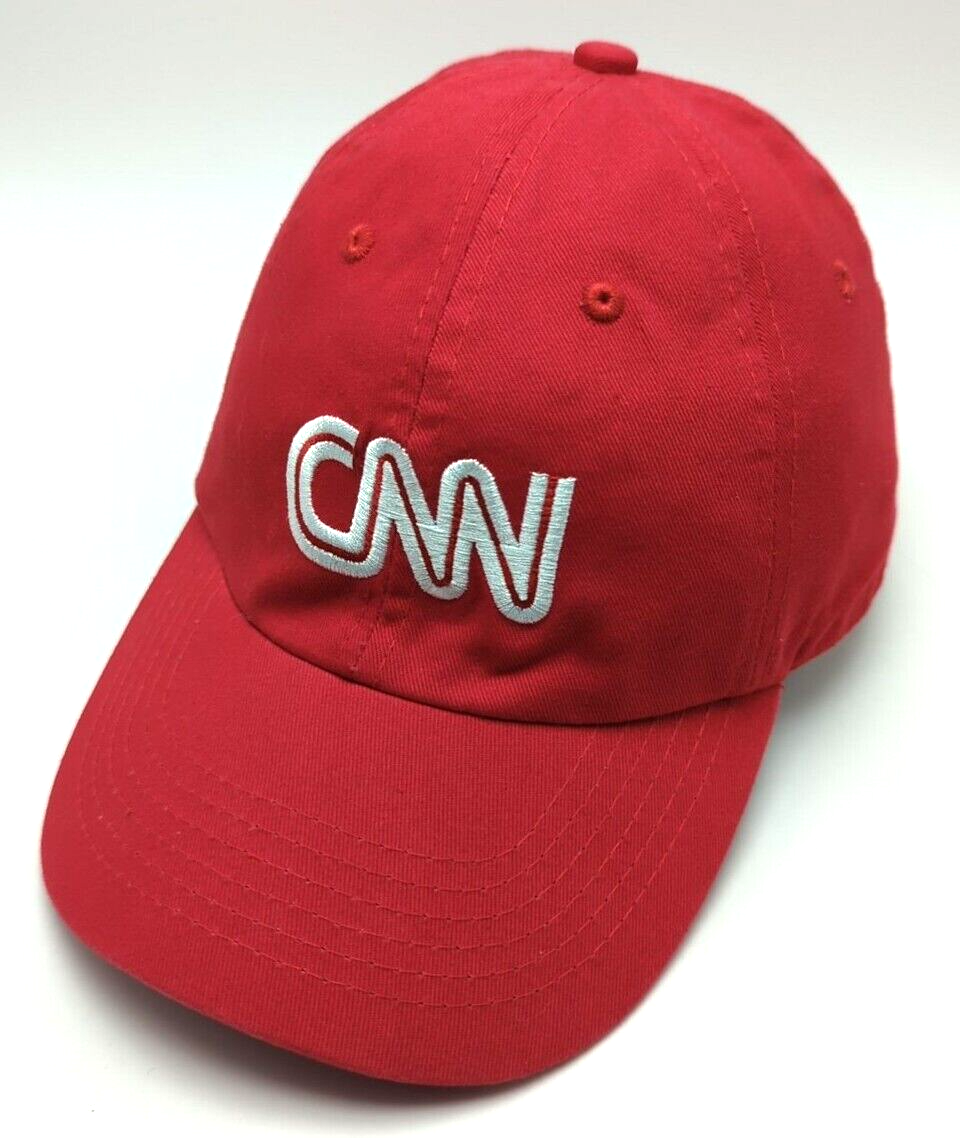 CNN hat red adjustable cotton cap | eBay