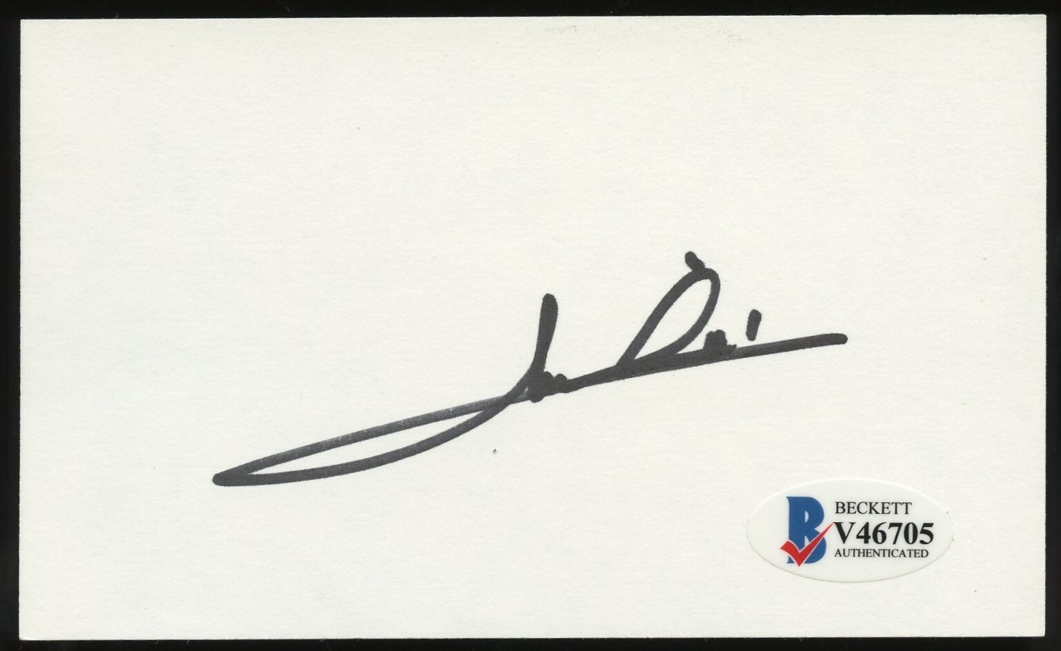 Mario Andretti signed autograph auto 3x5 cut Racing Driver BAS ...