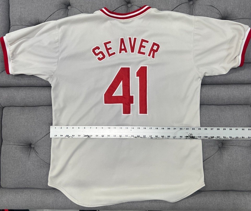 Cincinnati Reds Tom Seaver Jersey XL Midnight Massacre Mets 1978 No ...
