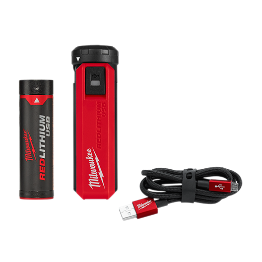 Milwaukee Replacement USB Battery 48-11-2130 and Charger Kit for USB ...