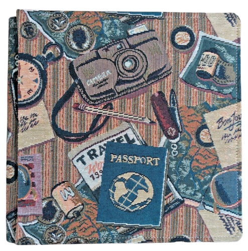 Creative Memories Tapestry Travel Passport Scrapbook Album 12x12 w ...