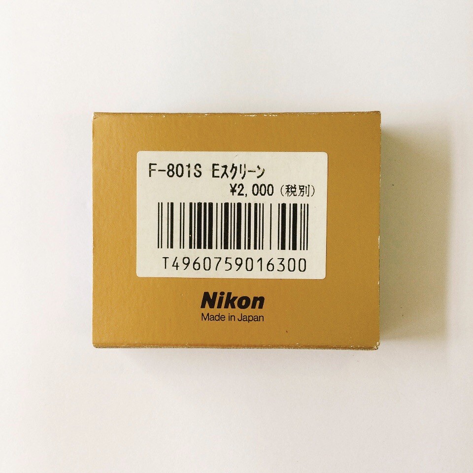 【MINT】Nikon Focusing Screen For F-801s・N8008s E type Grid mat Made in ...