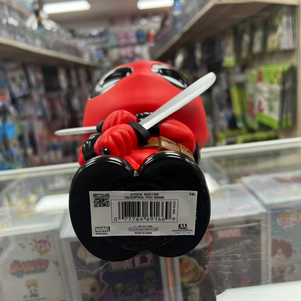 Super Cute MARVEL DEADPOOL Figural Bank Vinyl Figure Bust Coin Bank ...