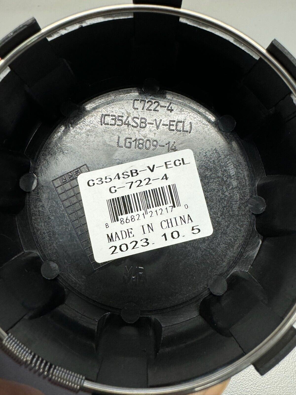 Vision Off Road 354 Manx 2 Satin Black Center Cap C354SB-V-ECL ...