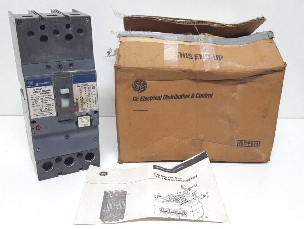 GE SPECTRA RMS SFHA36AT0250 HI-BREAK CIRCUIT BREAKER 3 POLE 250 FRAME ...