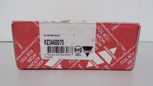 *CARLO GAVAZZI Inc RZ3A60D75 Solid-State Relay 3PST-NO 75A 42-660V RZ3A ...