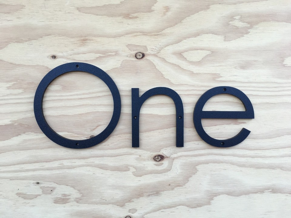 12 inch Modern House Address Numbers Letters, color choices | eBay