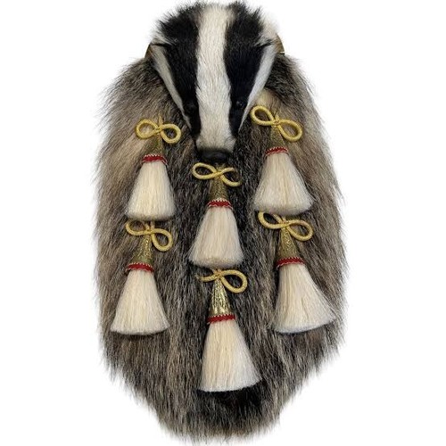 Authentic Badger Head Dress Sporran with Horsehair Tassels –Highland ...