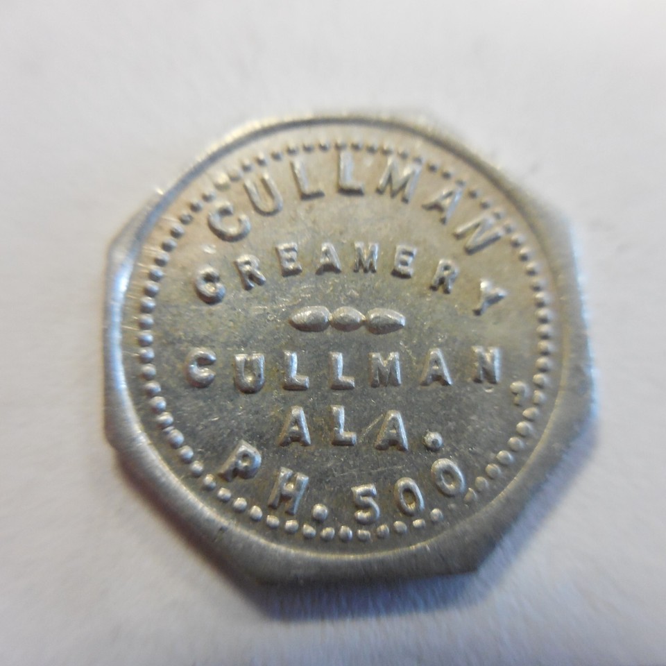 CULLMAN CREAMERY 1 QT R-10 TOKEN CULLMAN,ALA | eBay