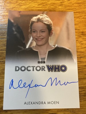 Doctor Who series 5-7 Alexandra Moen as Lucy Saxon autograph card | eBay