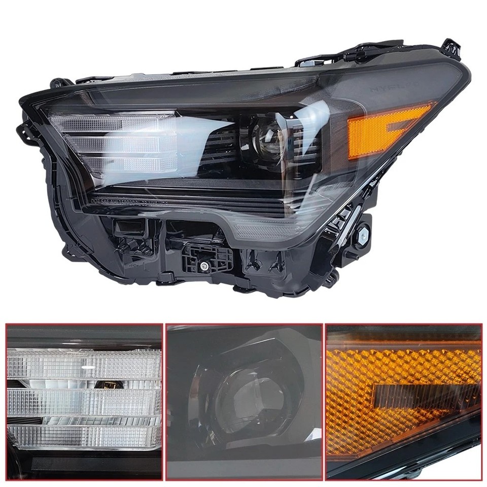 For 2024 2025 Toyota Tacoma Black LED Left LH Driver Side Headlight ...
