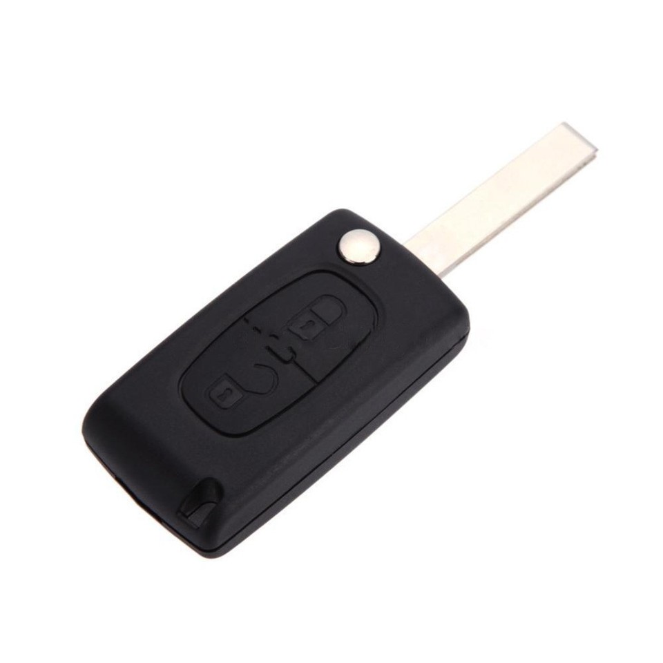 Car Key Replacement 2 Buttons Remote Entry Folding Key Shell Fob Case ...