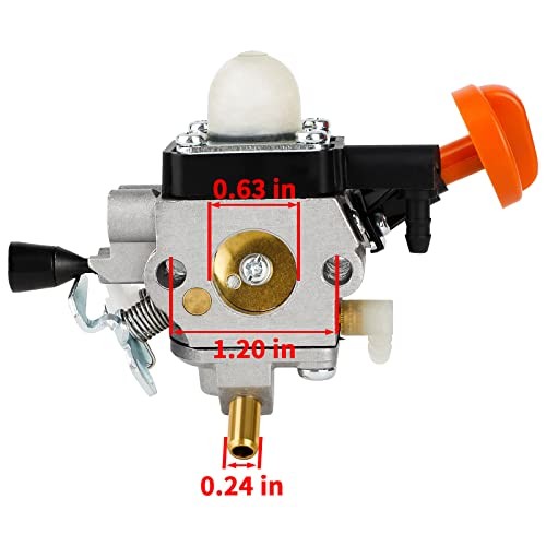 Carburetor for STIHL FS131R Trimmer Brushcutter Auger 4180-120-0617 ...