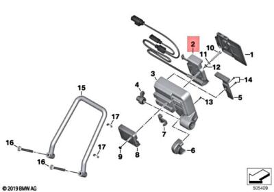 BMW F750 F850 S1000 R1200 R1250 K1600 GT GTL Mount Cradle Without Sound ...
