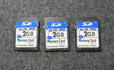 Lot of 3pcs 2GB SD SECURE DIGITAL MEMORY CARD for Camera, GPS, ETC | eBay