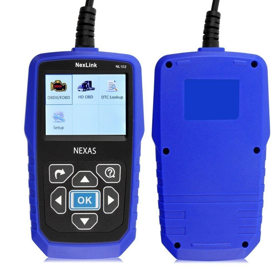 NEXAS NL102 Heavy Duty Diesel Truck Scanner Diagnostic Tool OBD2 HD ...