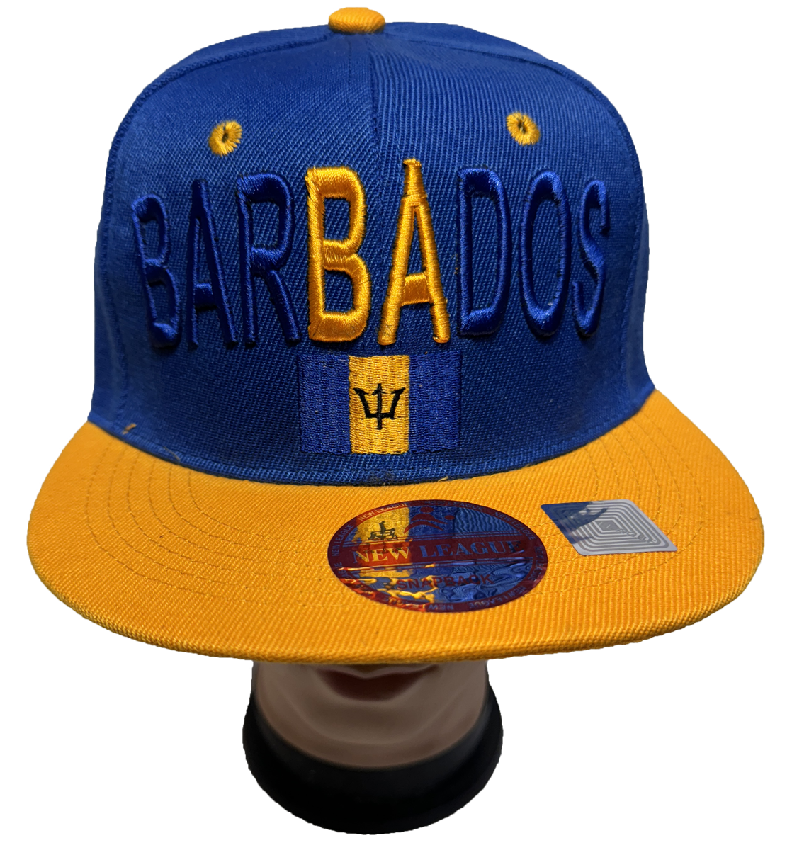 BARBADOS Flag 3D Embroidered Snapback Adjustable Baseball Cap Hats LOT ...
